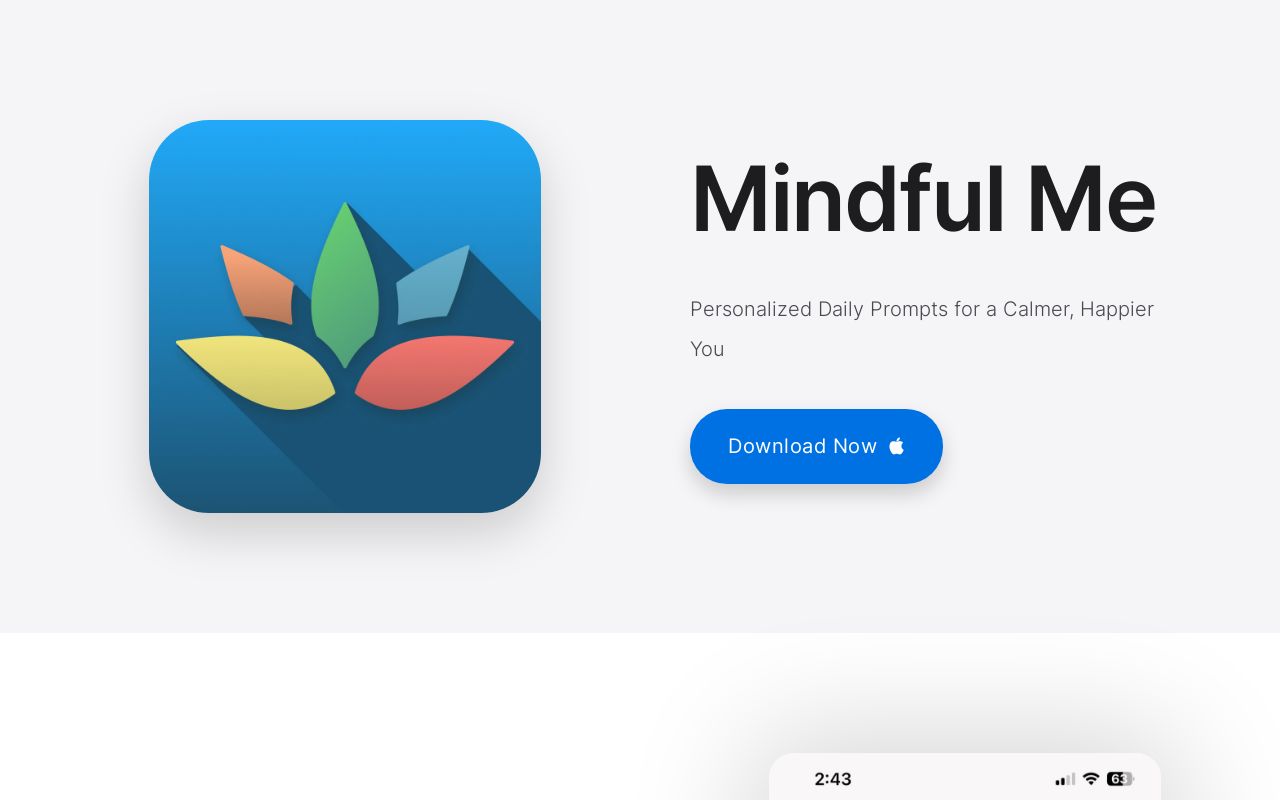 Mindful Me - Daily Prompts for a Calmer, Happier You. Find us on the ...